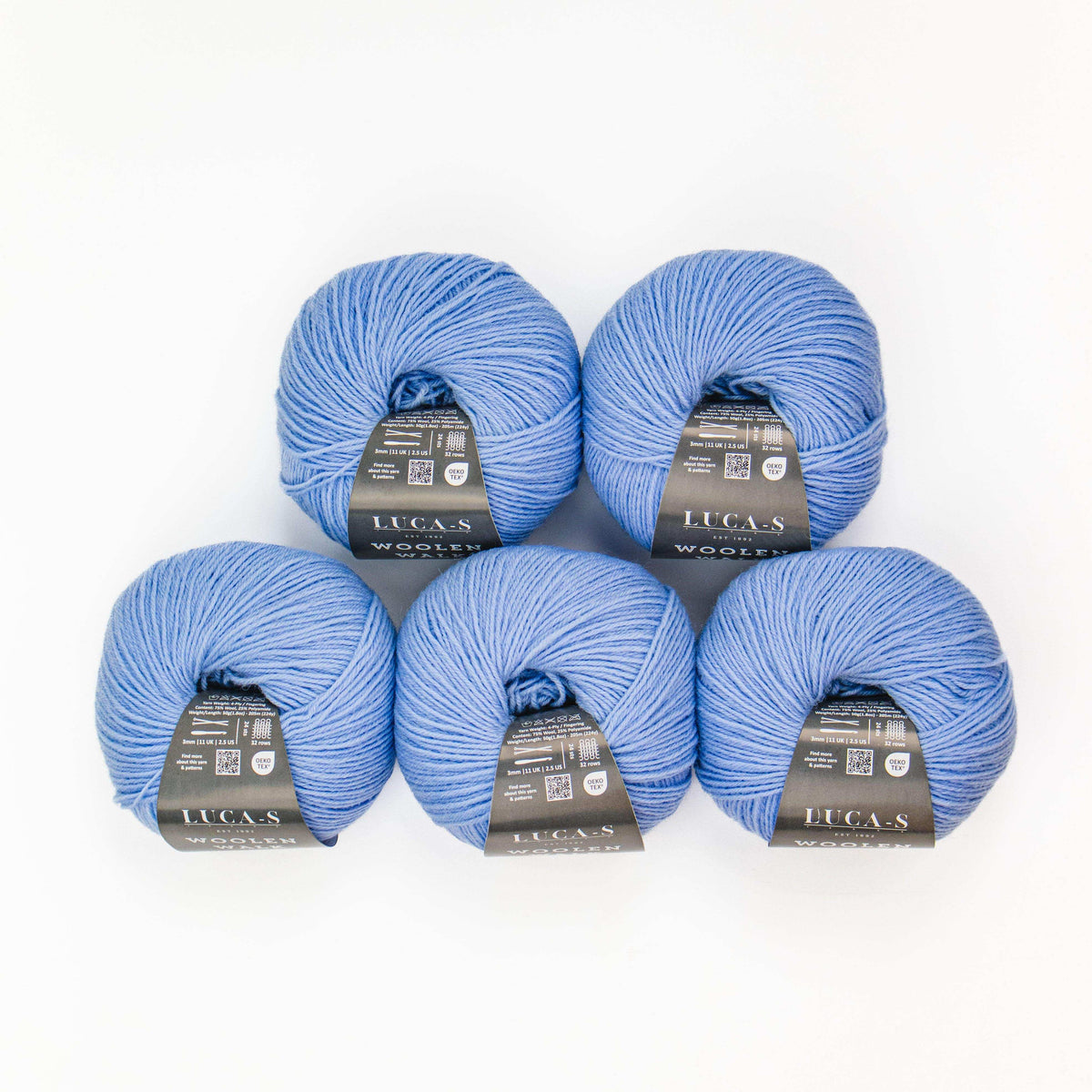 Luca-S WoolenWalk Merino Pack of 5 — HobbyJobby
