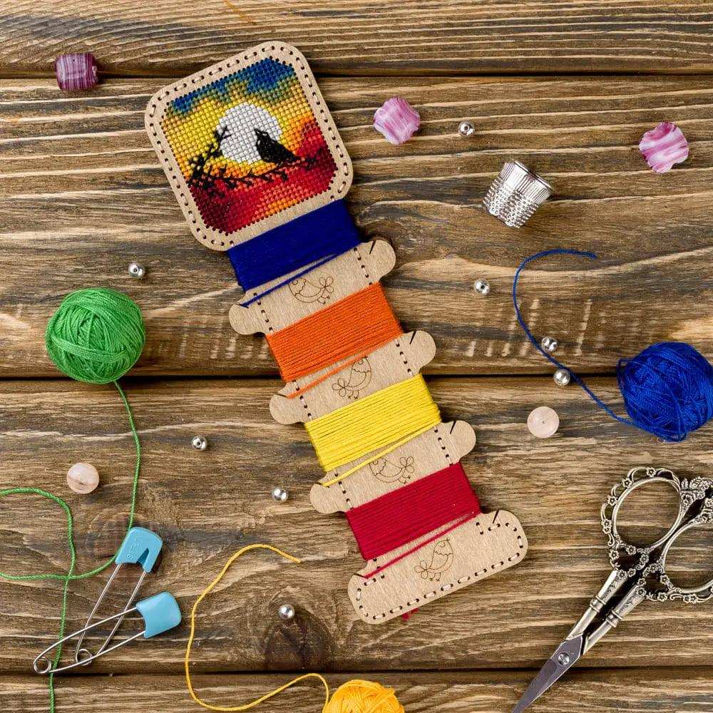 Blank for embroidery with thread on wood FLHW-009 — HobbyJobby
