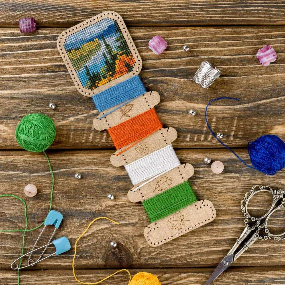 Blank for embroidery with thread on wood FLHW-010 — HobbyJobby