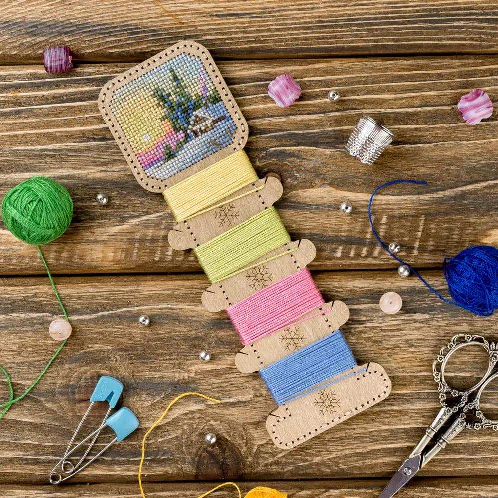 Blank for embroidery with thread on wood FLHW-011 — HobbyJobby