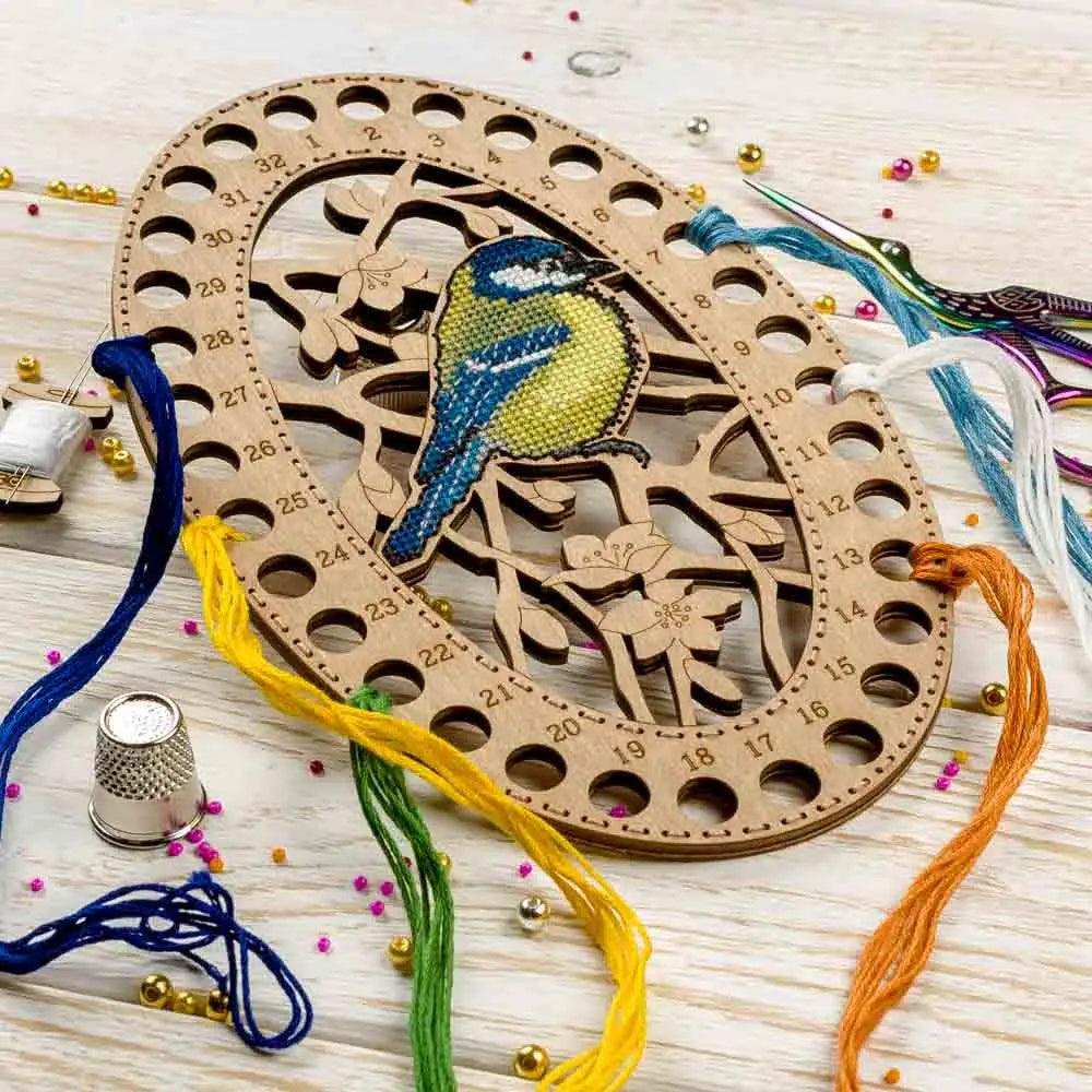 Blank for embroidery with thread on wood FLHW-014 — HobbyJobby