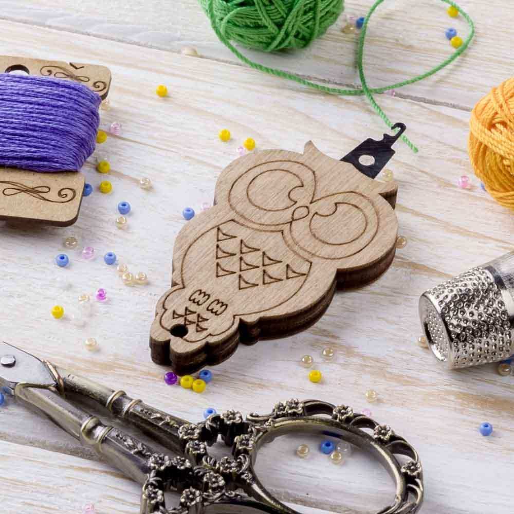 Needle Threader - Wooden Needle Threader — HobbyJobby