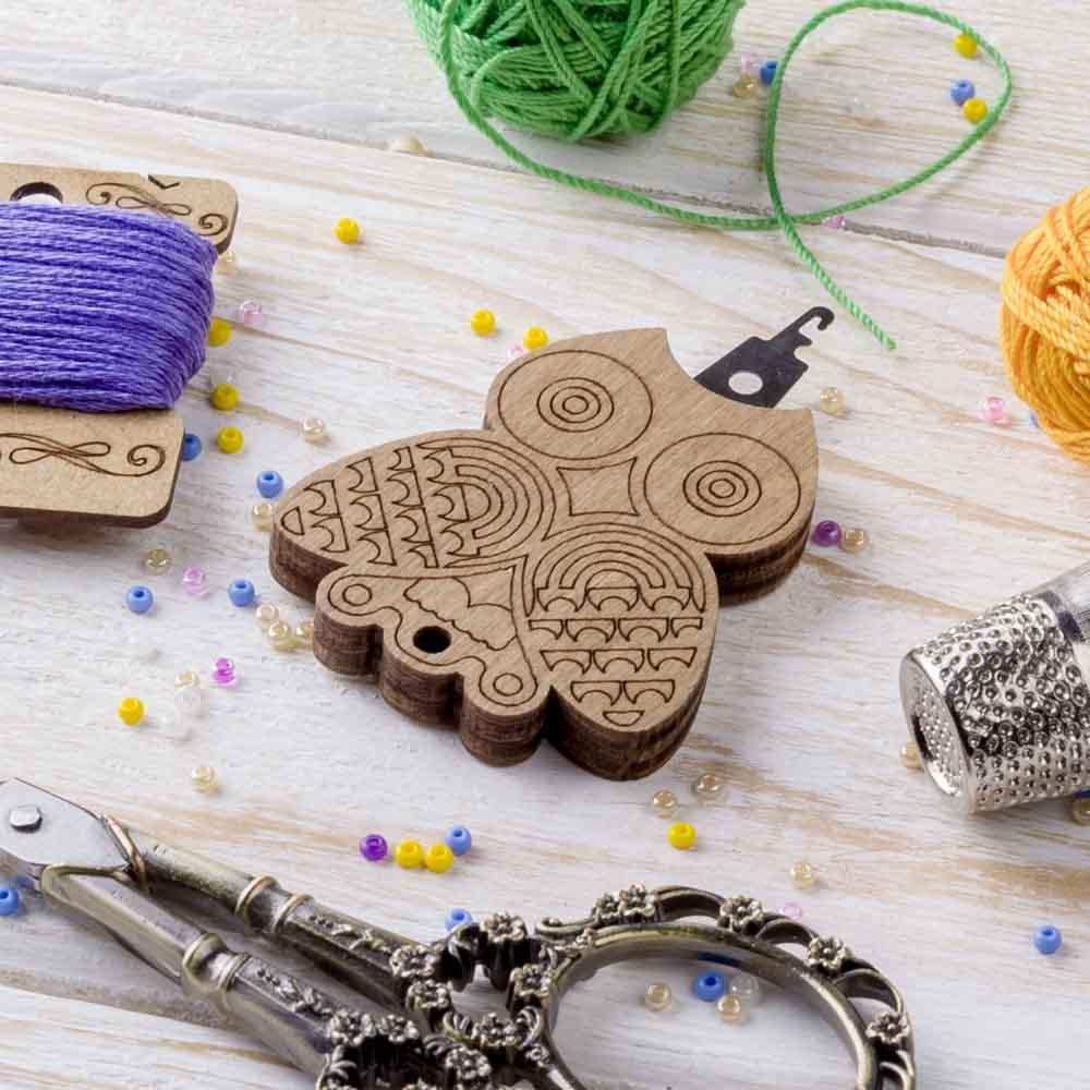 Needle Threader - Wooden Needle Threader — HobbyJobby