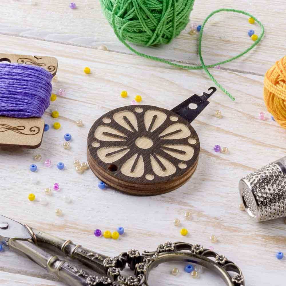 Needle Threader - Wooden Needle Threader — HobbyJobby