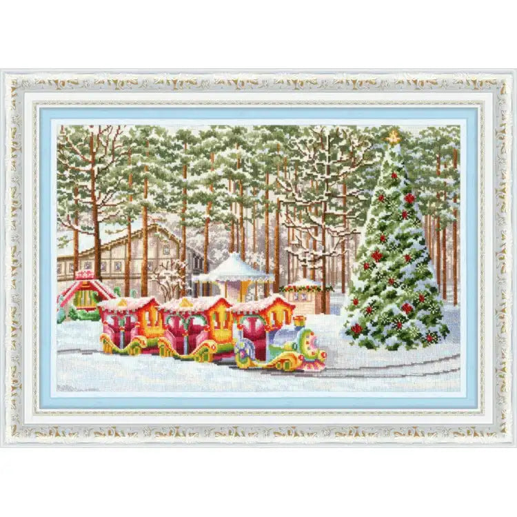 CROSS STITCH KIT - NEW YEAR EXPRESS S/SO016 — HobbyJobby