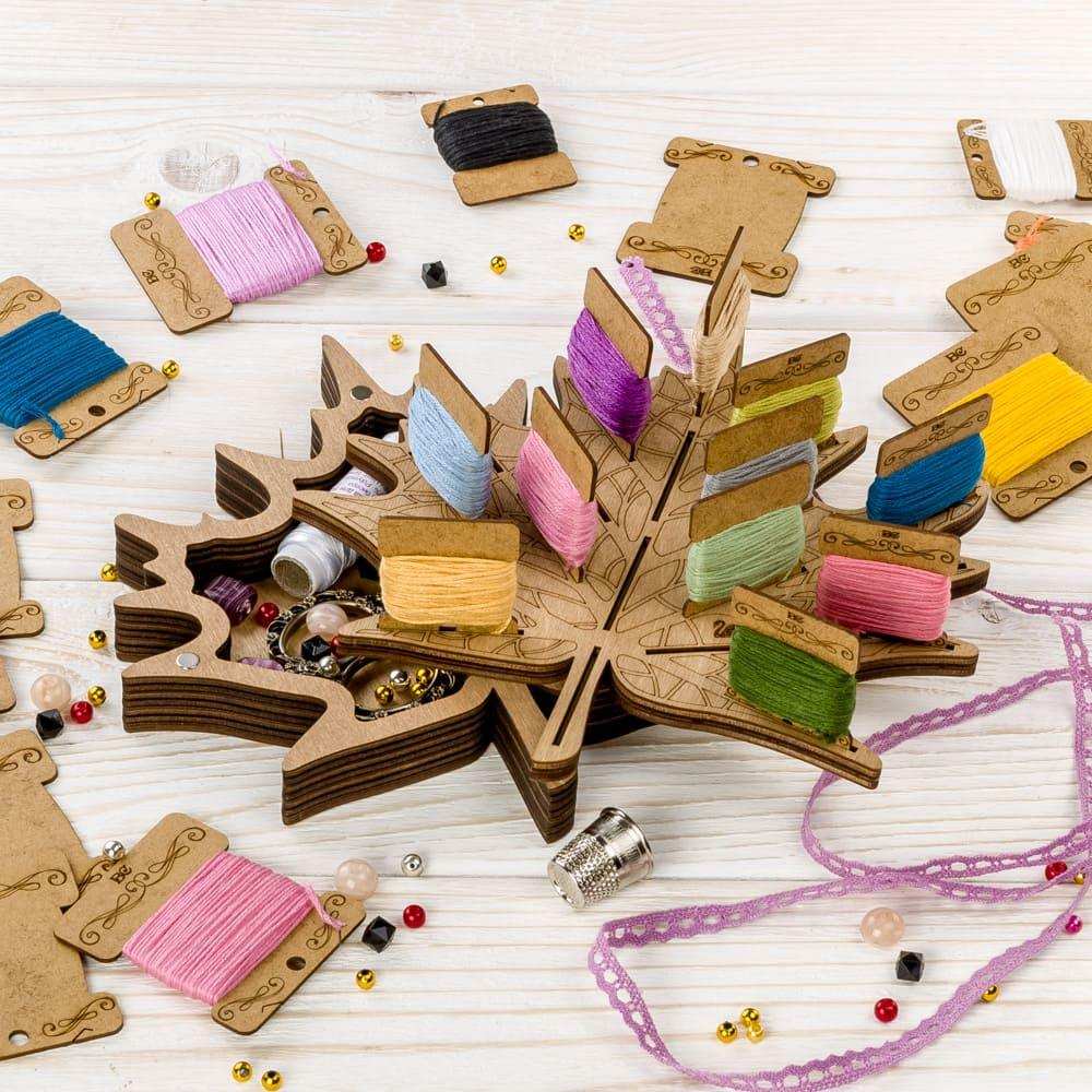 Storage Box for handcraft and 21 bobbins included — HobbyJobby