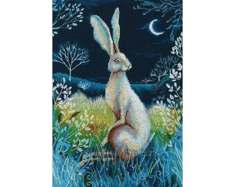 Cross Stitch Kit RTO - "Hare by night" — HobbyJobby