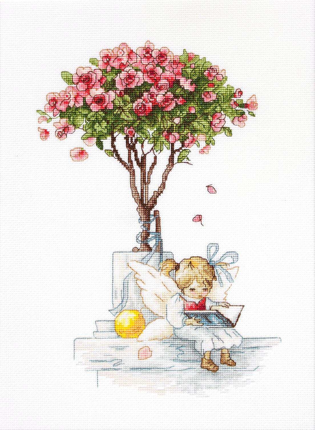 Cross Stitch Luca-S - The fairy of the roses, B1115 — HobbyJobby