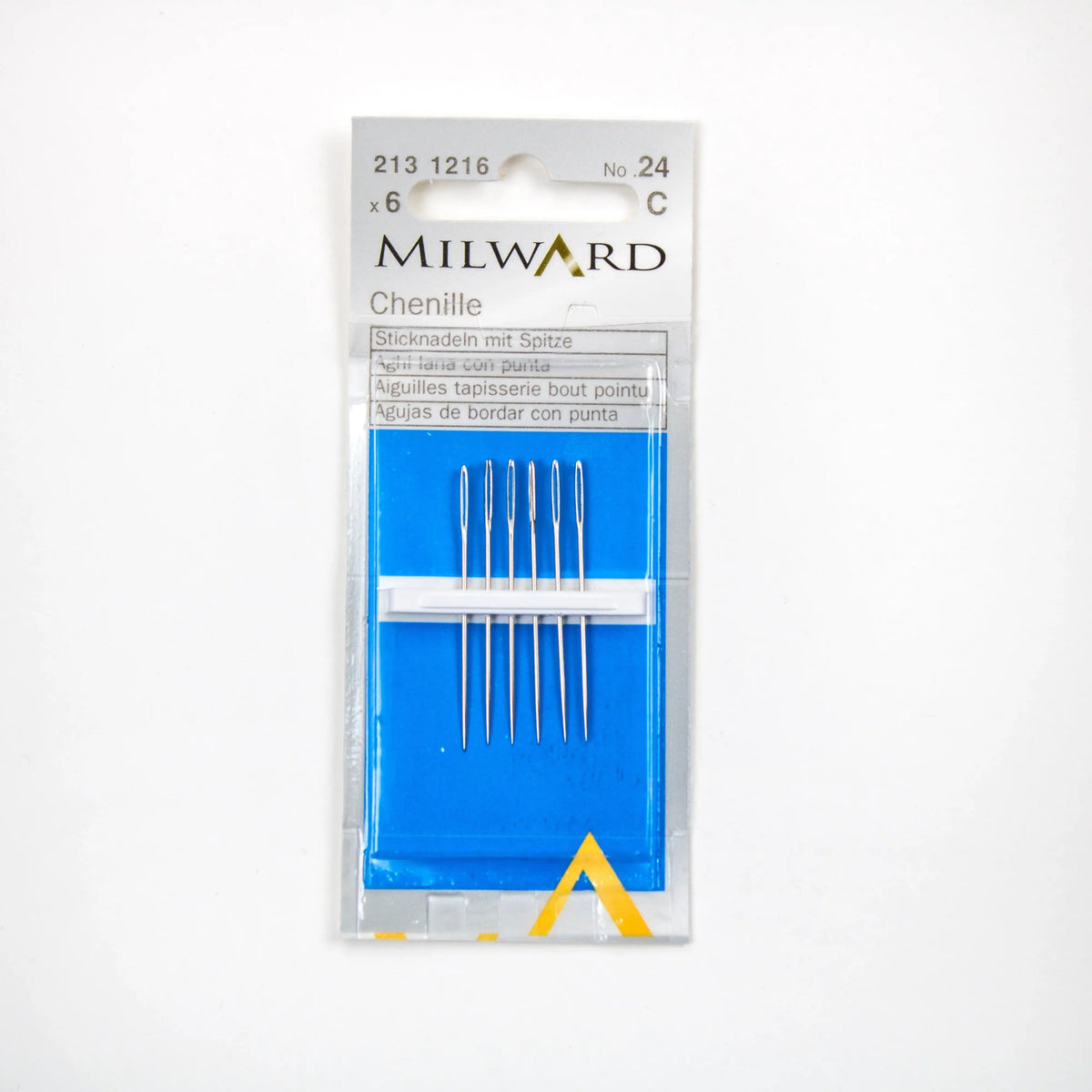 Milward Chenille Hand Needles No.24 - 6 Pack — HobbyJobby